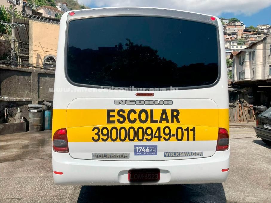 Micro Ônibus Urbano Ano 2002 VOLKSWAGEN VW 8.150 NEOBUS THUNDER COM AR ...